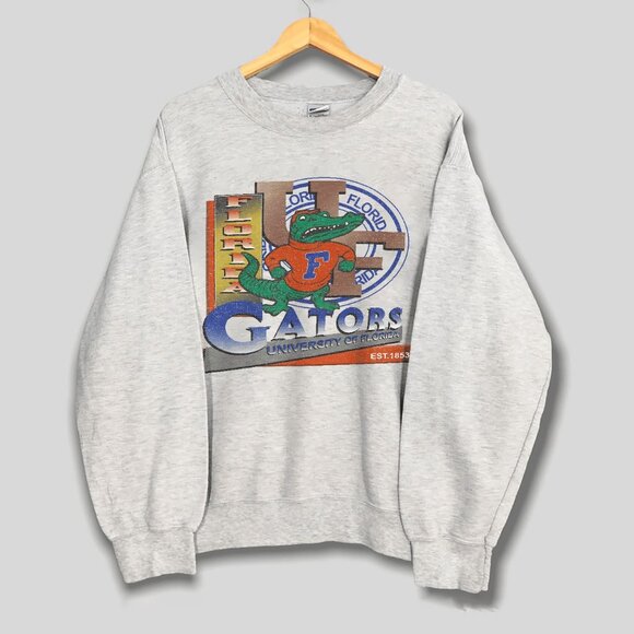 Tops | Vintage Ncaa University Of Florida Gators Logo Sweatshirt ...